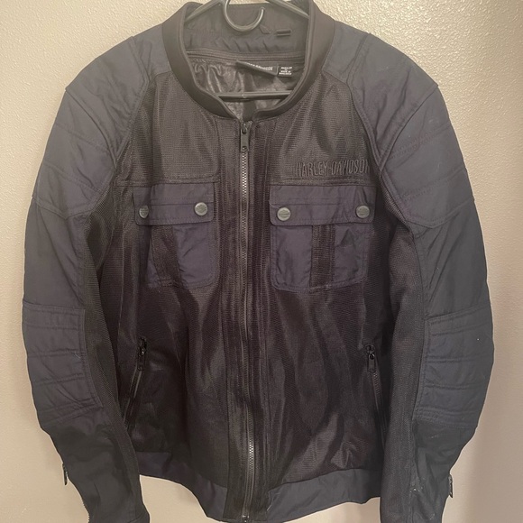 Harley-Davidson | Jackets & Coats | Motorcycle Jacket Mens Xl Black ...